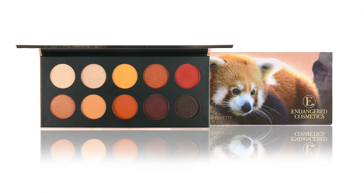 The Red Panda Palette – Endangered Cosmetics